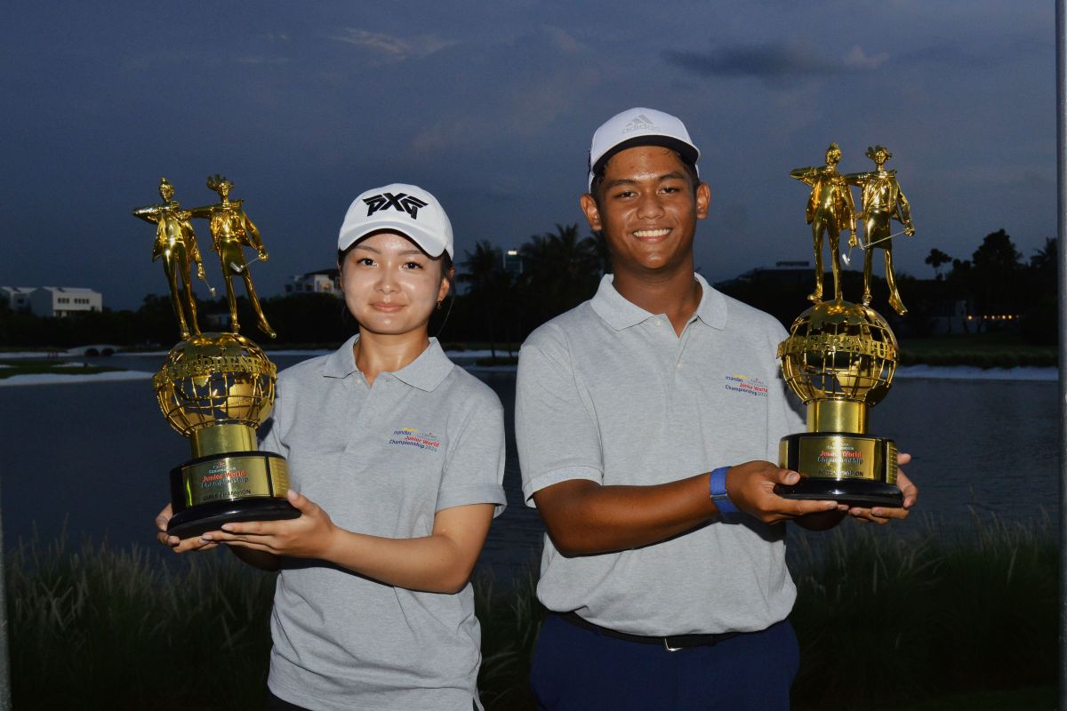 Selamat, Rayhan dan Elaine Sabet Gelar Juara di Mandiri Ciputra Golfpreneur Junior World ...
